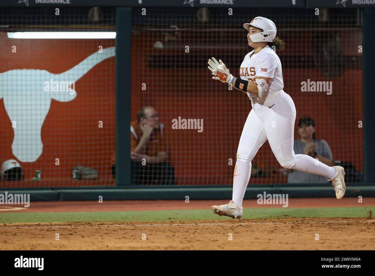 AUSTIN, TX - MARCH 14: Texas catcher Katie Stewart (20) claps as she ...