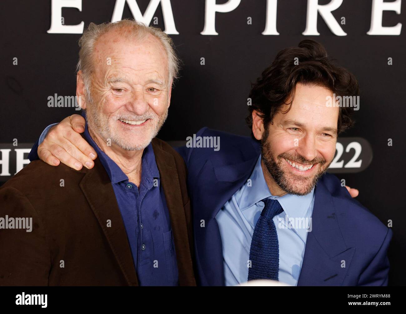 New York, United States. 14th Mar, 2024. Bill Murray and Paul Rudd ...