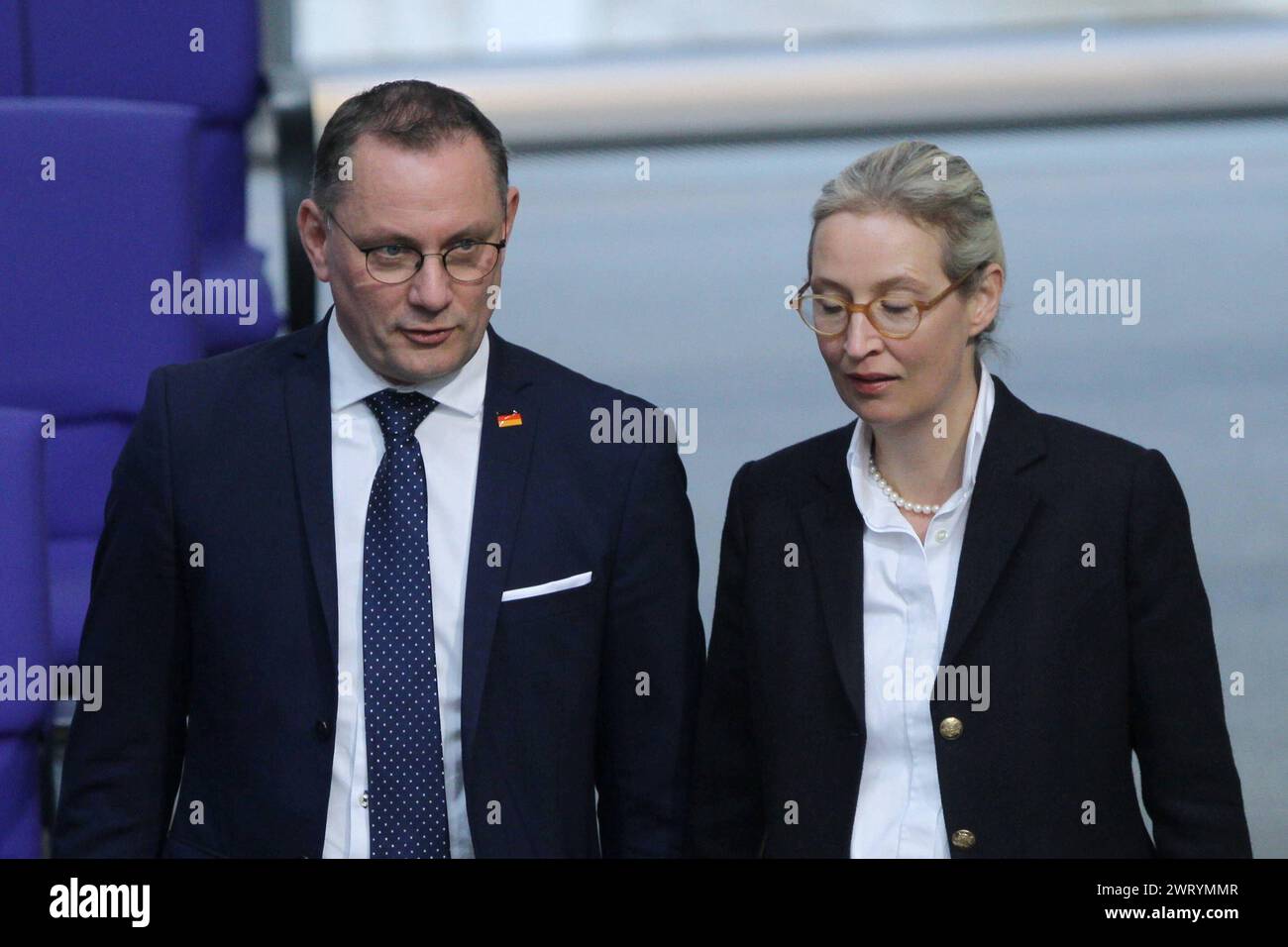 Berlin, Deutschland, 13.03.2024: Deutscher Bundestag: 156. Sitzung ...