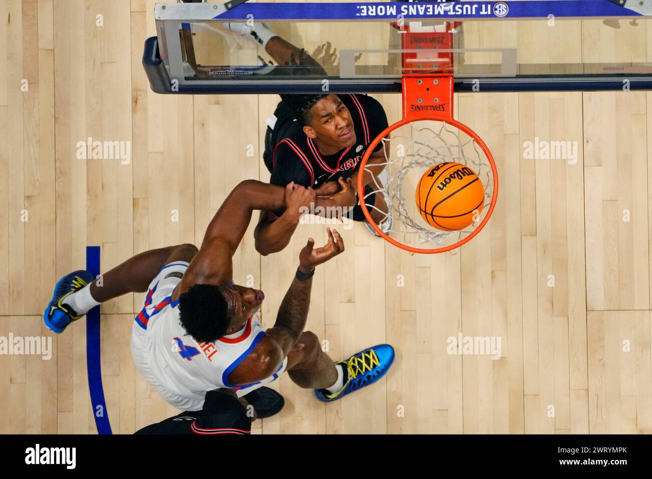 Georgia guard Silas Demary Jr. (4) and Florida forward Tyrese Samuel (4 ...