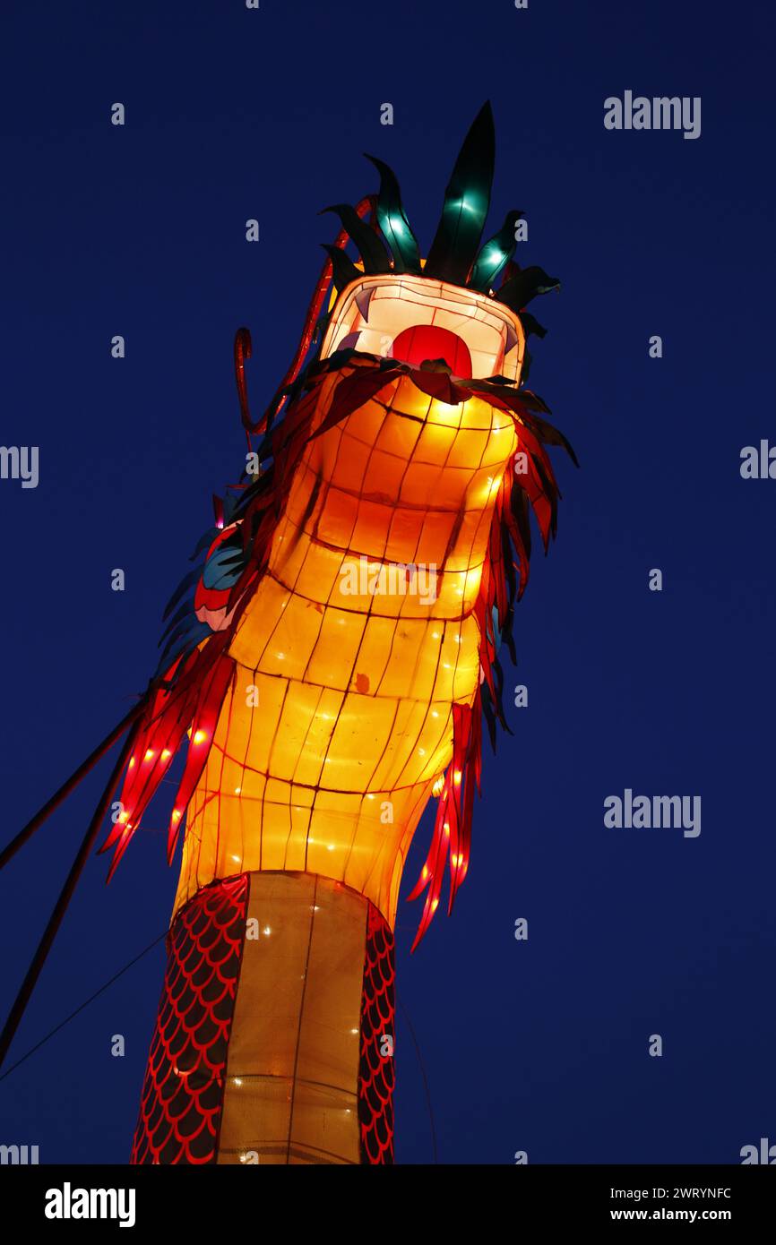 The Chinese dragon lantern Stock Photo - Alamy