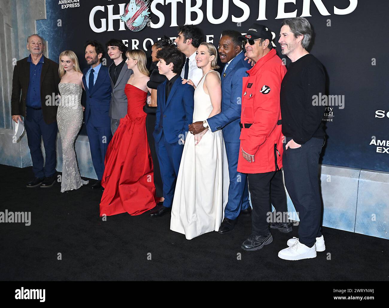 Paul Rudd, Carrie Coon, Celeste O'Connor, Emily Alyn Lind and McKenna ...