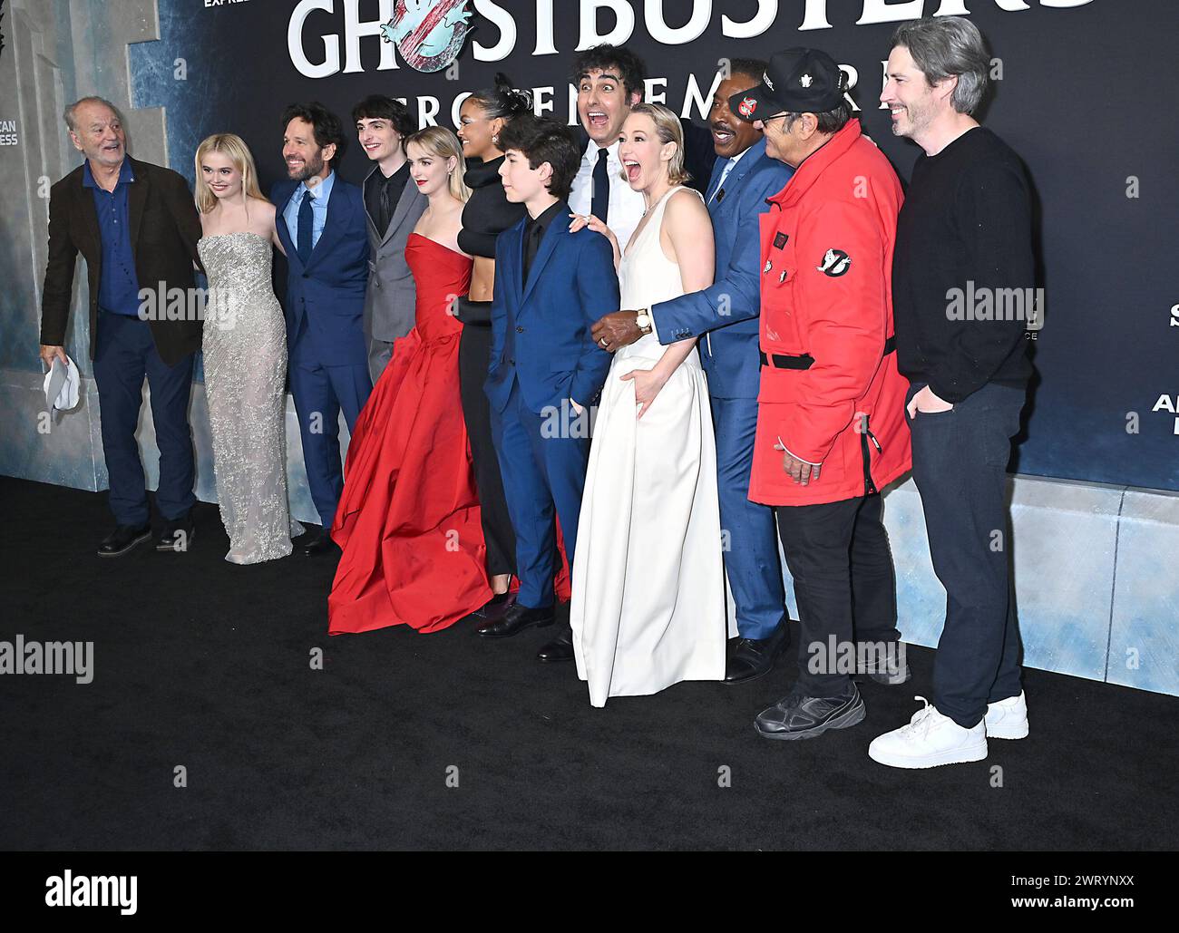 Paul Rudd, Carrie Coon, Celeste O'Connor, Emily Alyn Lind and McKenna ...