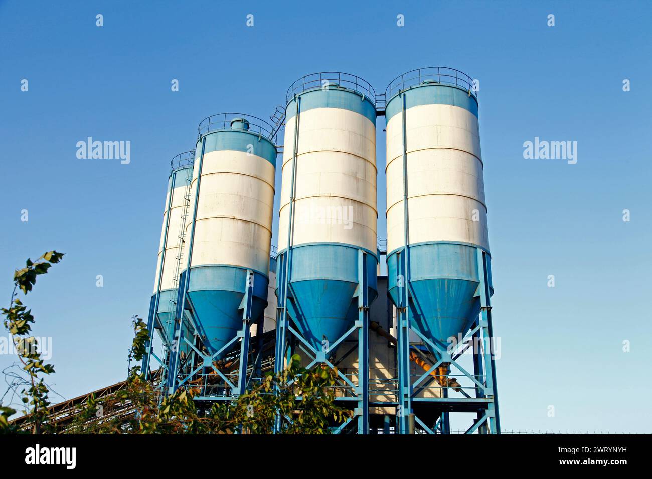 Apply to concrete mixer, site construction facilities Stock Photo - Alamy