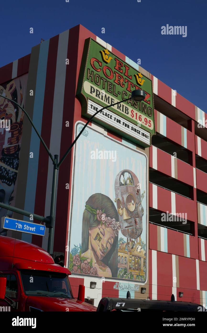 Las Vegas, Nevada, USA 7th March 2024 El Cortez Hotel & Casino in ...