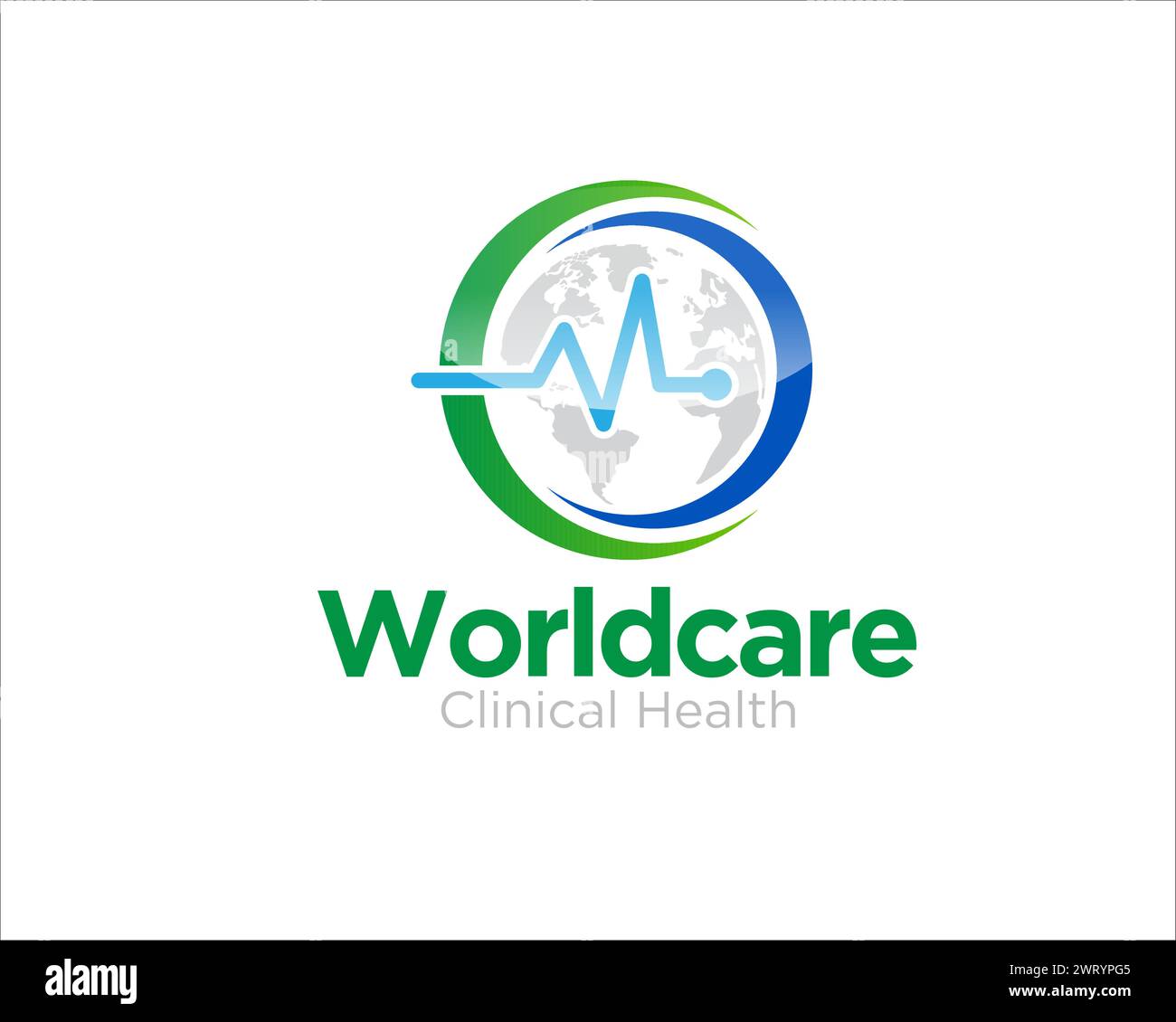 world health care logo designs for medical world service Stock Vector ...