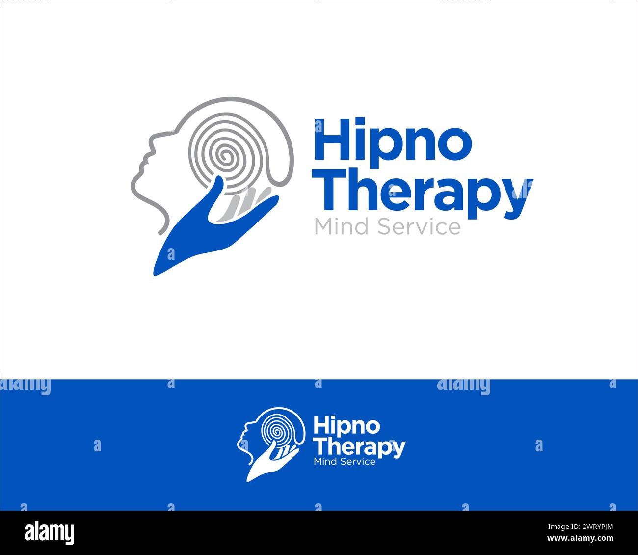 mind hypnotherapy logo designs for medical service and mental health ...