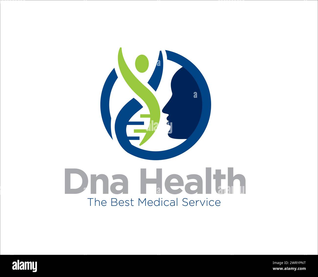dna health logo designs for medical care and beauty care logo Stock ...