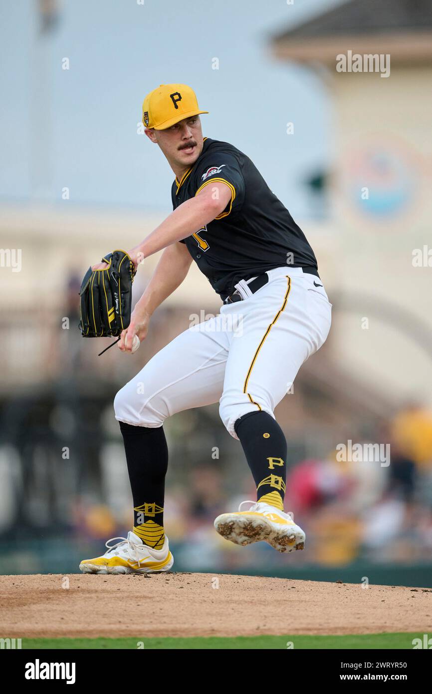Pittsburgh Pirates pitcher Paul Skenes (30) during an inaugural MLB ...