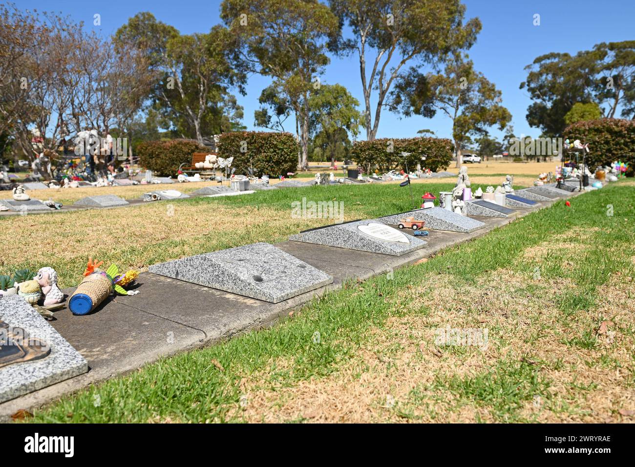 Melbourne, Australia. 15th Mar, 2024. Memorial plaques at the Garden of ...