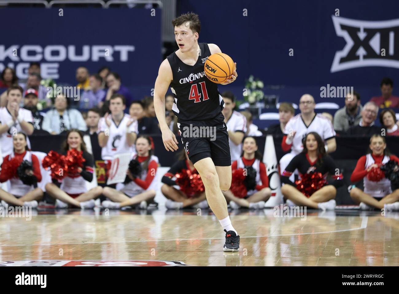 KANSAS CITY, MO - MARCH 14: Cincinnati Bearcats guard Simas Lukosius ...