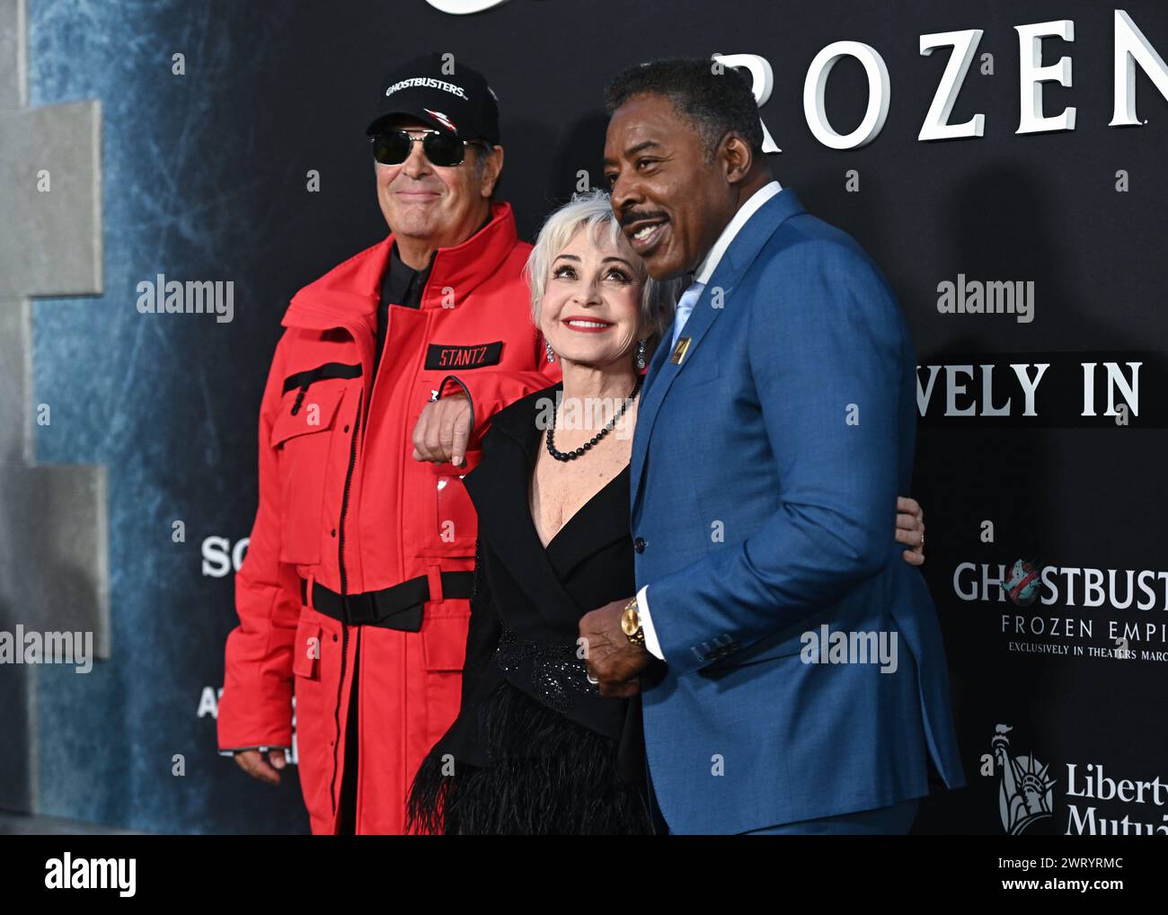Dan Aykroyd, Annie Potts and Ernie Hudson Stock Photo - Alamy