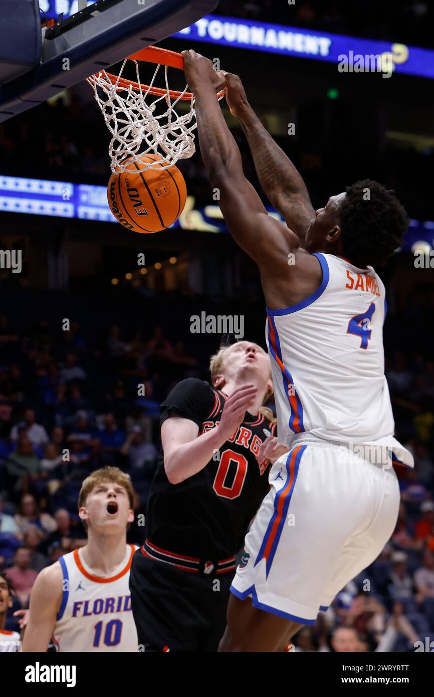 NASHVILLE, TN - MARCH 14: Florida Gators forward Tyrese Samuel (4 ...