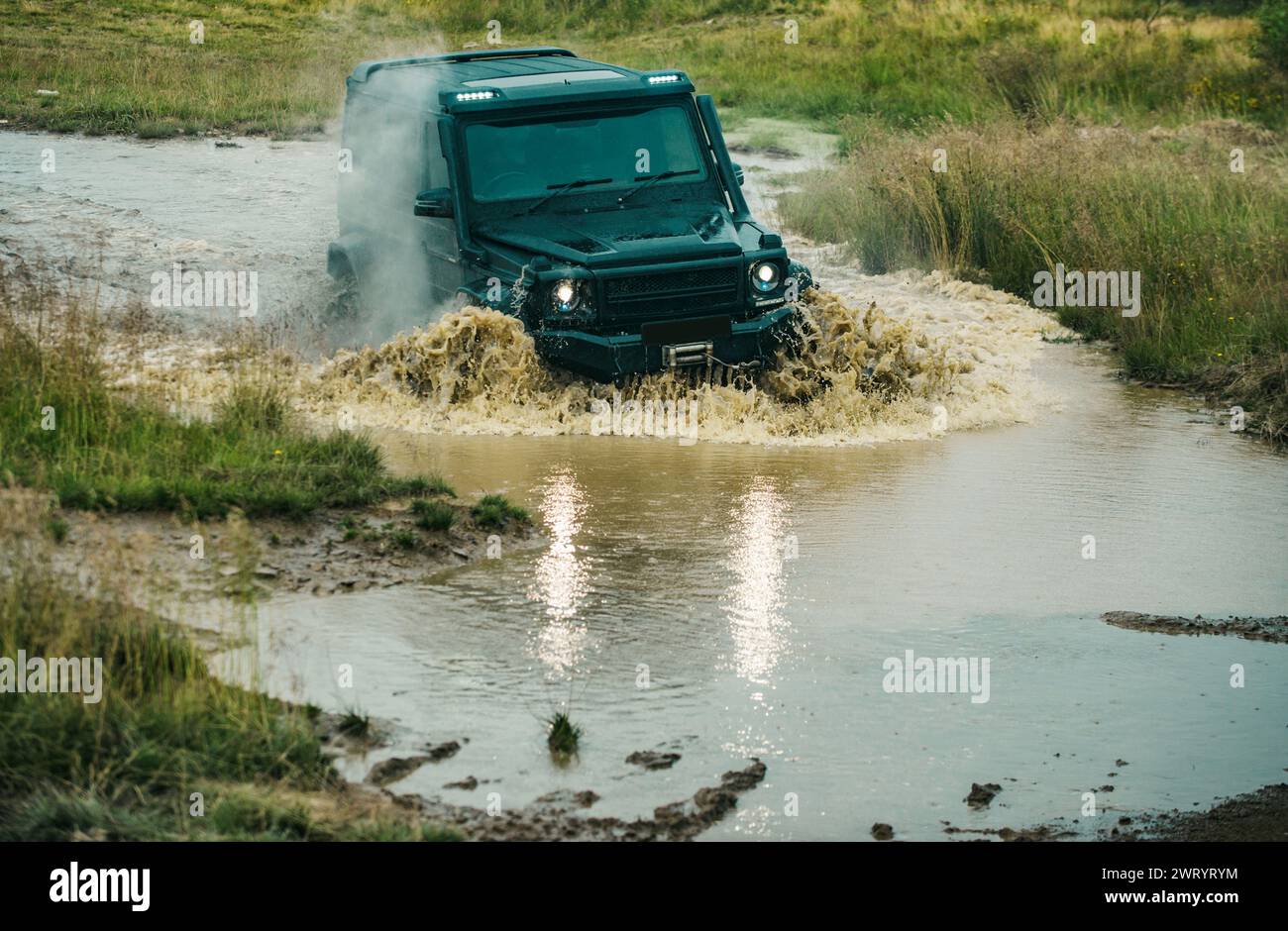 Travel and racing concept for 4x4 drive off road vehicle. Off-road 4x4 ...