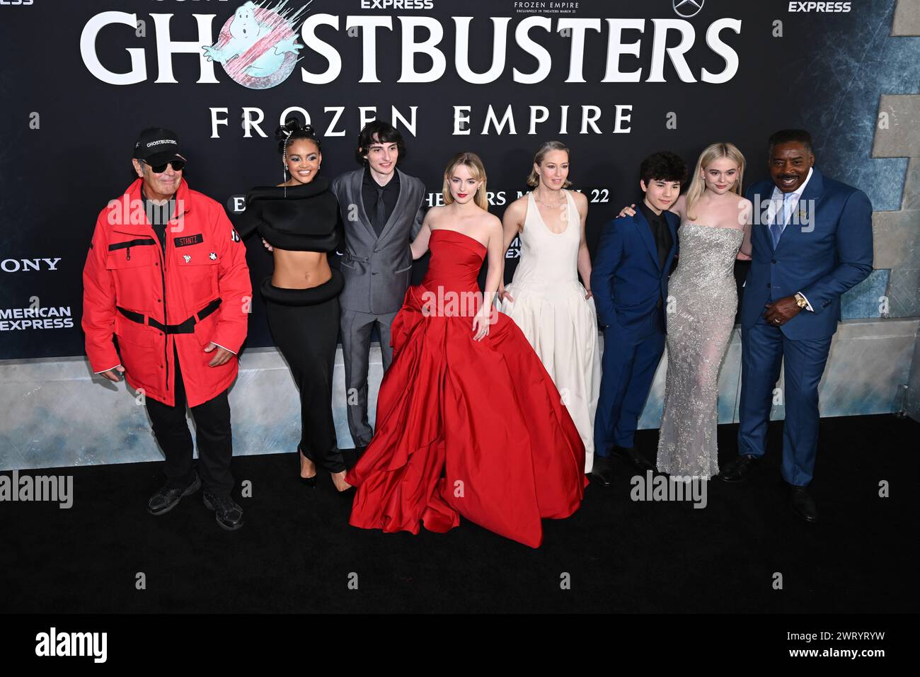 Dan Aykroyd, Celeste O'Connor, Finn Wolfhard, Mckenna Grace, Carrie ...