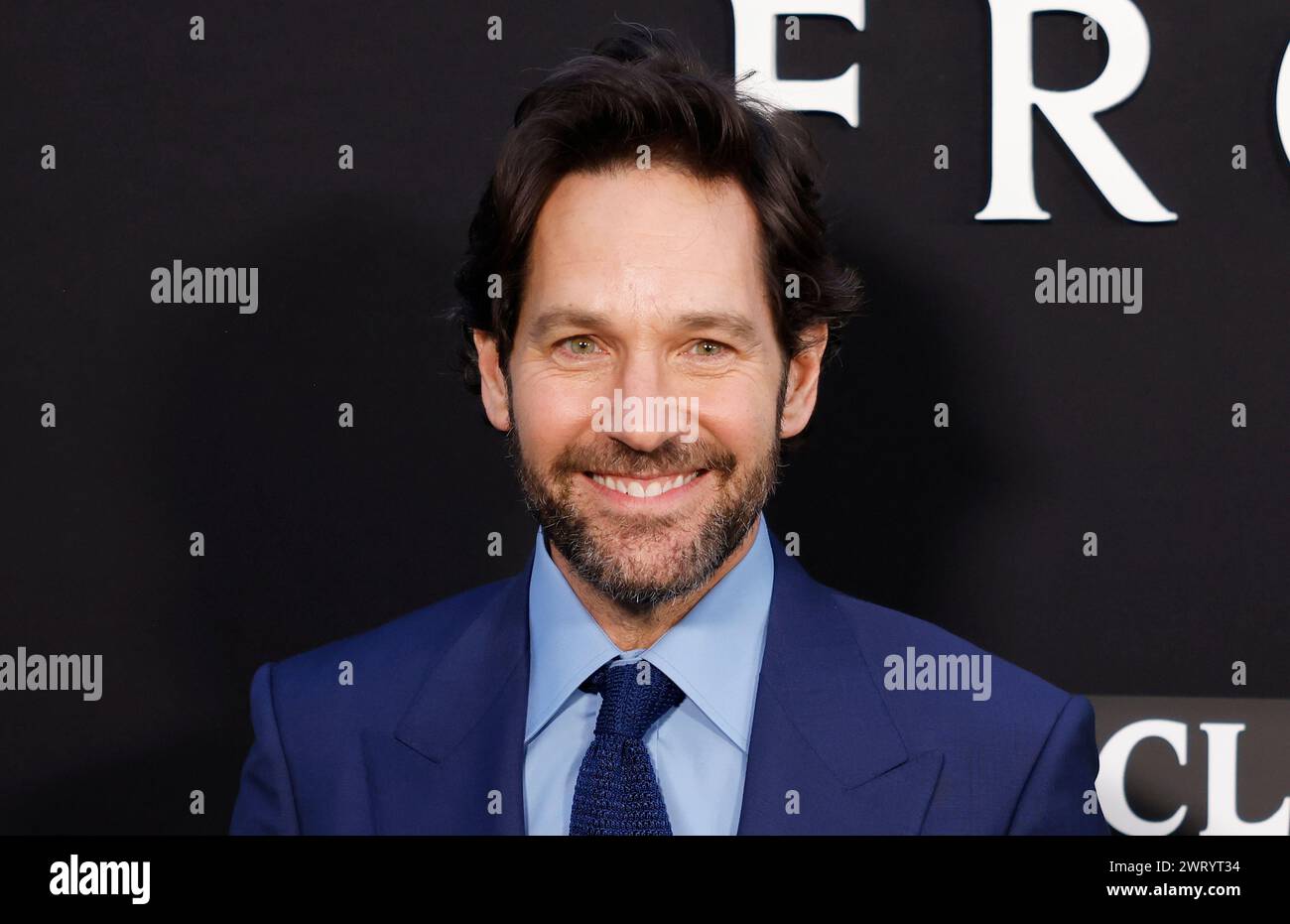 New York, United States. 14th Mar, 2024. Paul Rudd arrives on the red ...