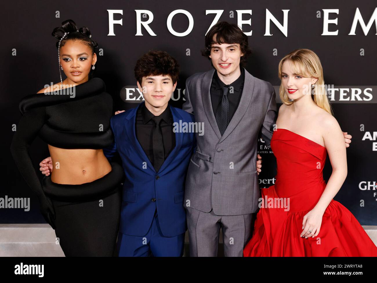 New York, United States. 14th Mar, 2024. Celeste O'Connor, Logan Kim ...