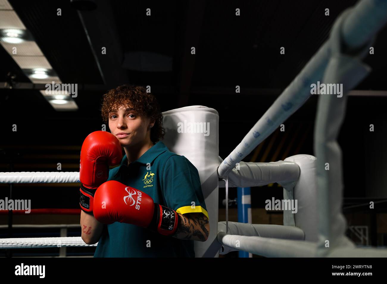 Canberra, Australia. 15th Mar, 2024. Australian boxer Monique Suraci ...
