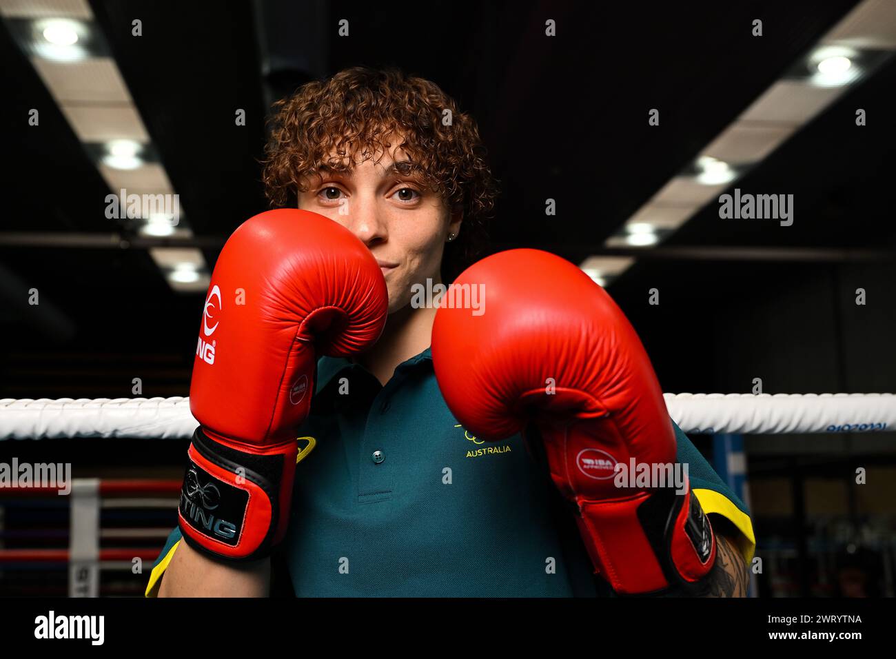 Canberra, Australia. 15th Mar, 2024. Australian boxer Monique Suraci ...