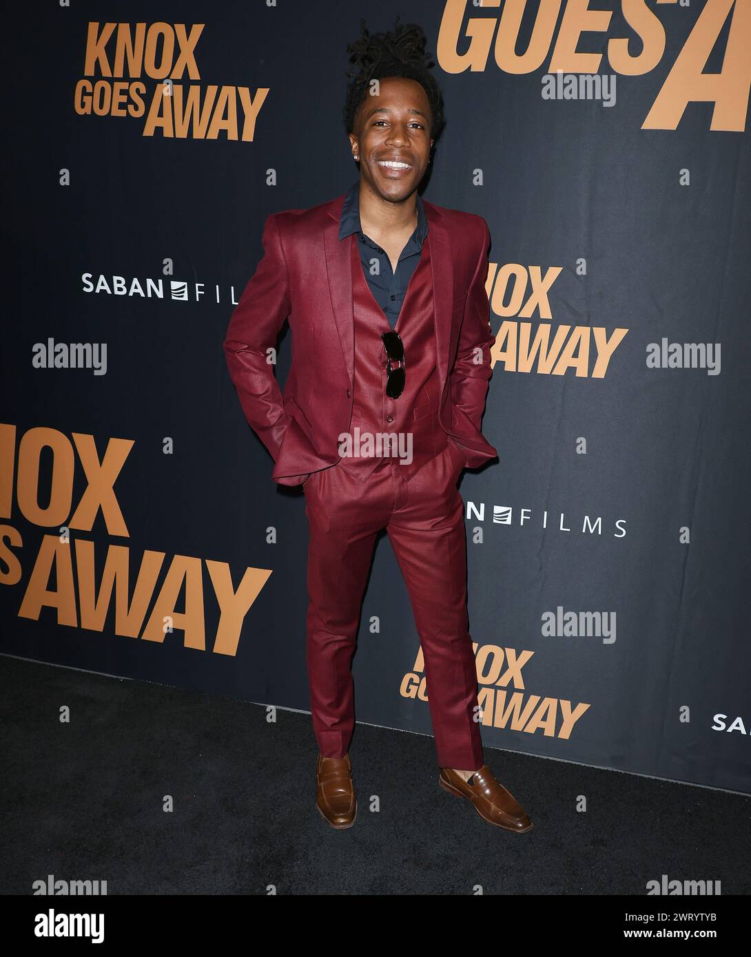 Los Angeles, USA. 14th Mar, 2024. Chad Chambers arrives at Knox Goes ...