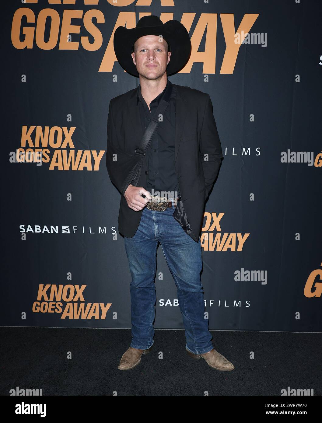 Los Angeles, USA. 14th Mar, 2024. Charles Bissett arrives at Knox Goes ...