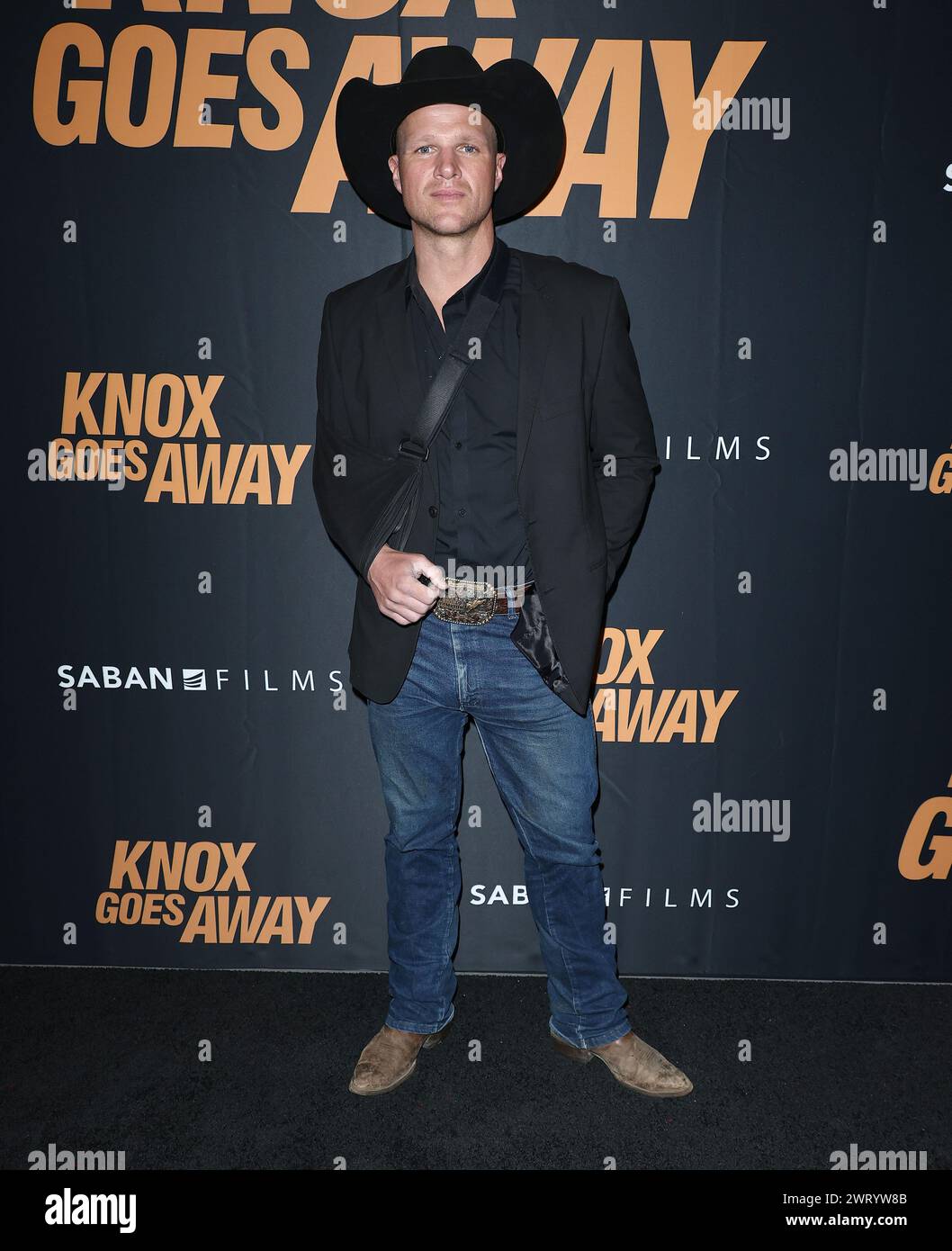 Los Angeles, USA. 14th Mar, 2024. Charles Bissett arrives at Knox Goes ...