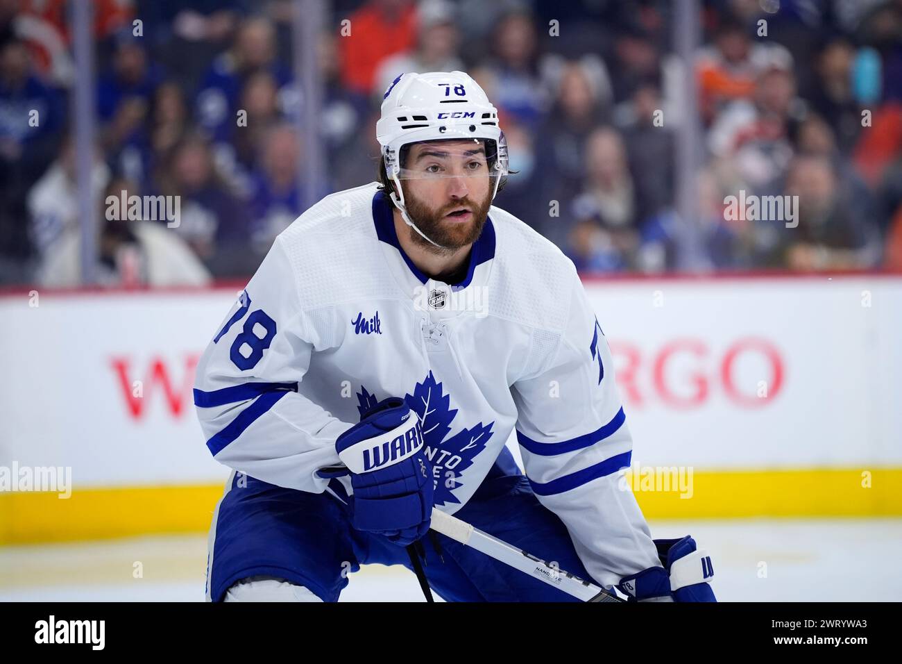 Toronto Maple Leafs' TJ Brodie plays during an NHL hockey game ...