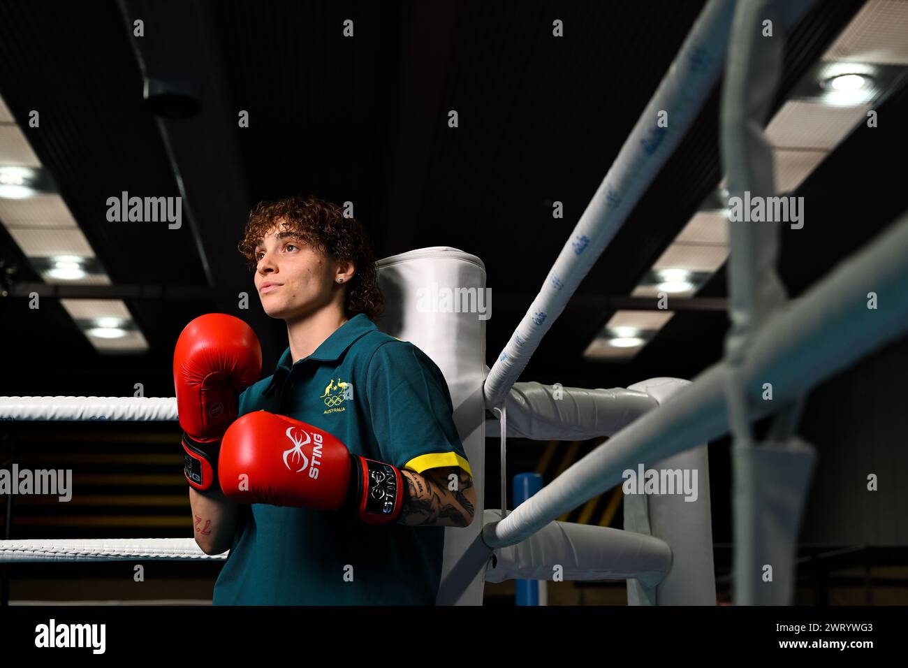 Canberra, Australia. 15th Mar, 2024. Australian boxer Monique Suraci ...