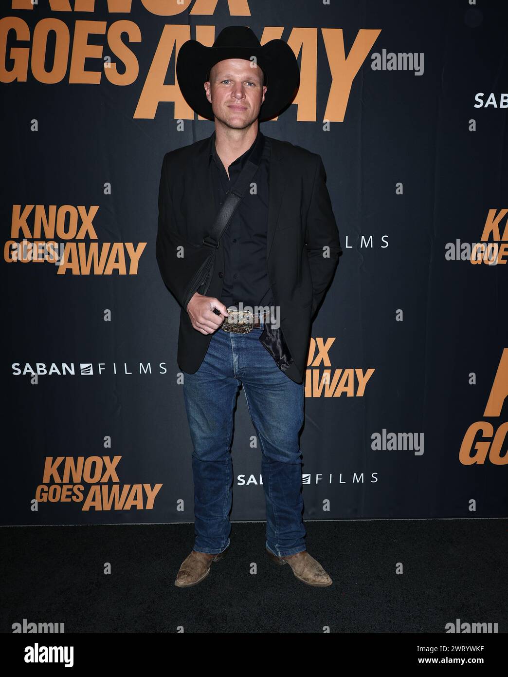 Los Angeles, USA. 14th Mar, 2024. Charles Bissett arrives at Knox Goes ...