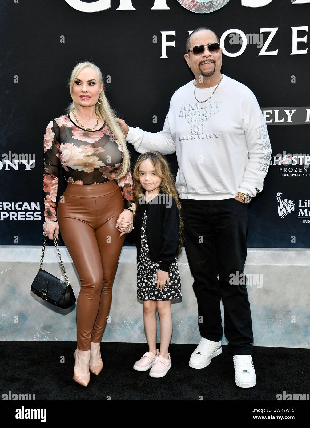 Ice-T, right, poses with wife Coco Austin and daughter Chanel Marrow at ...