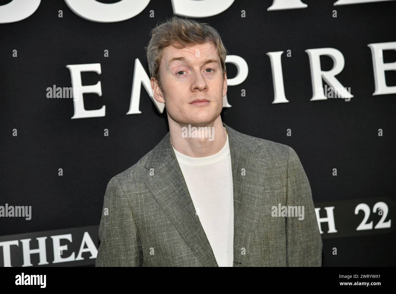 James Acaster attends the premiere of "Ghostbusters: Frozen Empire" at ...