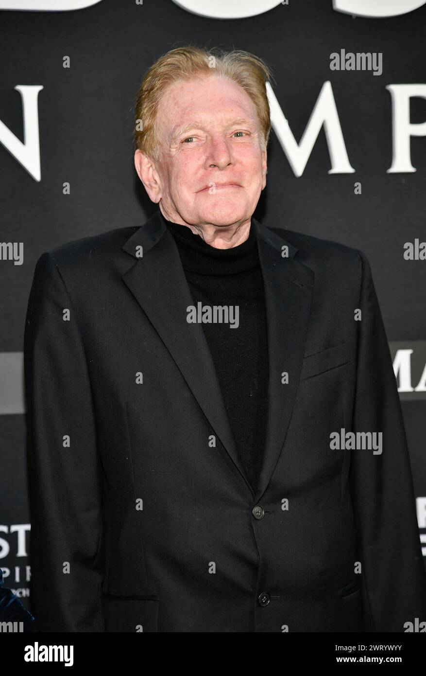 William Atherton attends the premiere of "Ghostbusters: Frozen Empire" at the AMC Loews Lincoln ...