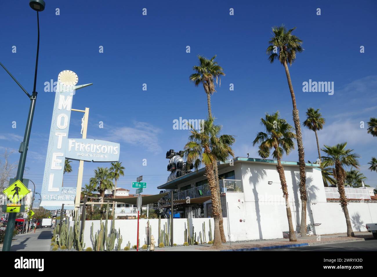 Las Vegas, Nevada, USA 7th March 2024 Fergusons Motel in Downtown Las ...
