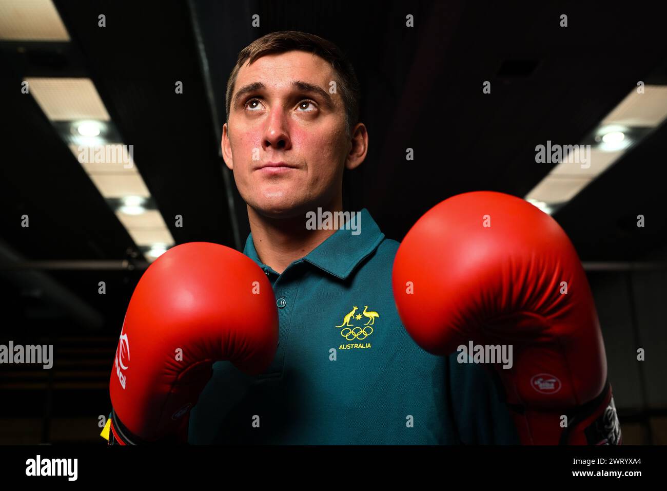 Canberra, Australia. 15th Mar, 2024. Australian boxer Shannan Davey ...