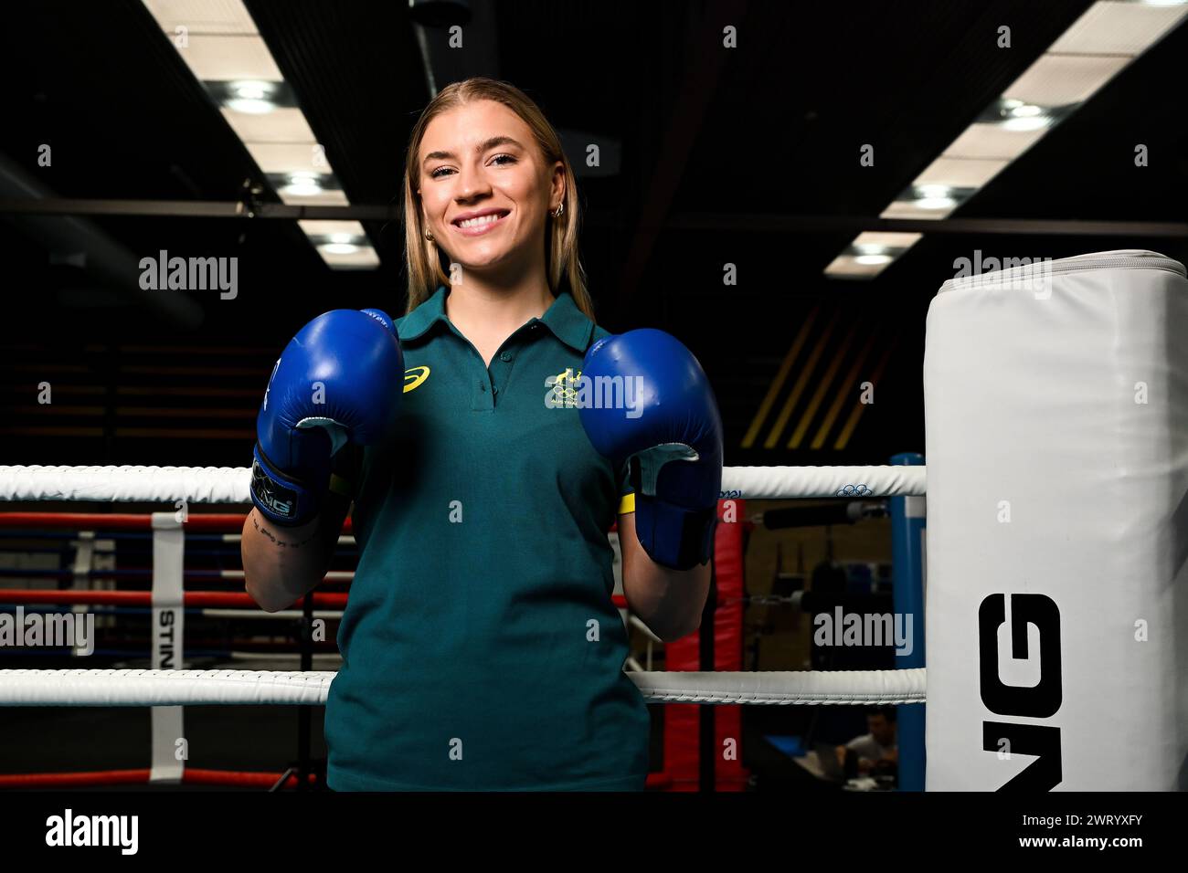 Canberra, Australia. 15th Mar, 2024. Australian boxer Marissa ...