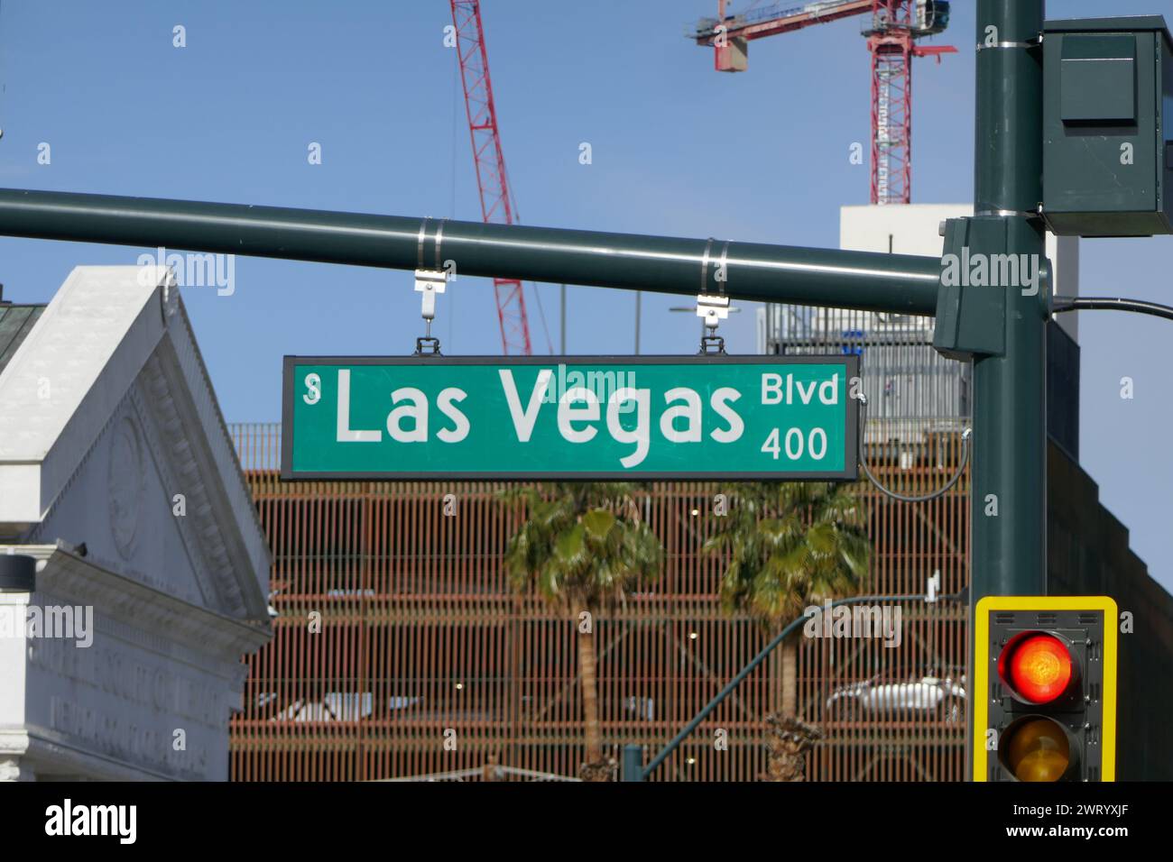 Las Vegas, Nevada, USA 7th March 2024 Las Vegas Blvd Sign in Downtown ...