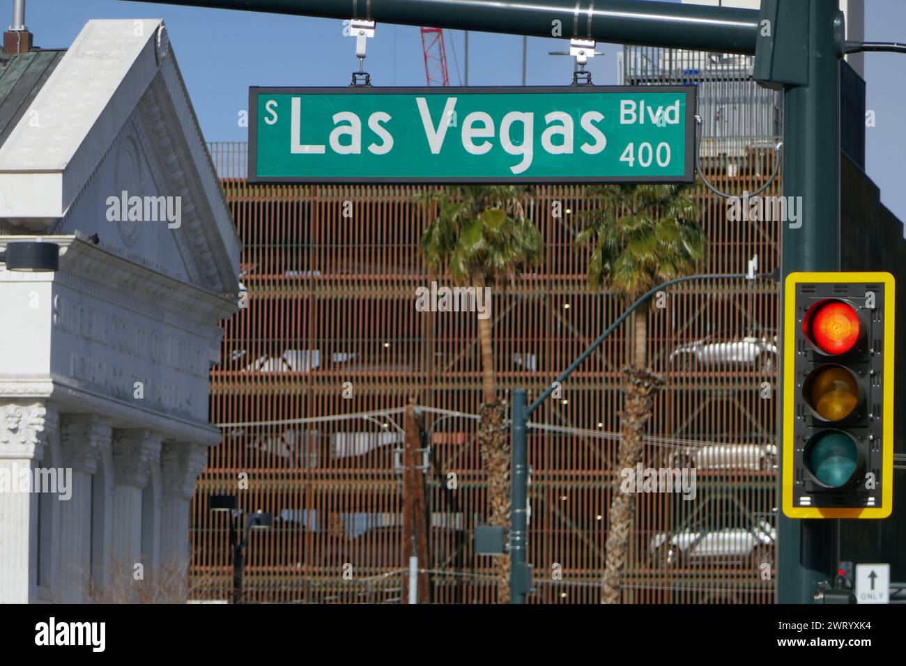 Las Vegas, Nevada, USA 7th March 2024 Las Vegas Blvd Sign in Downtown ...