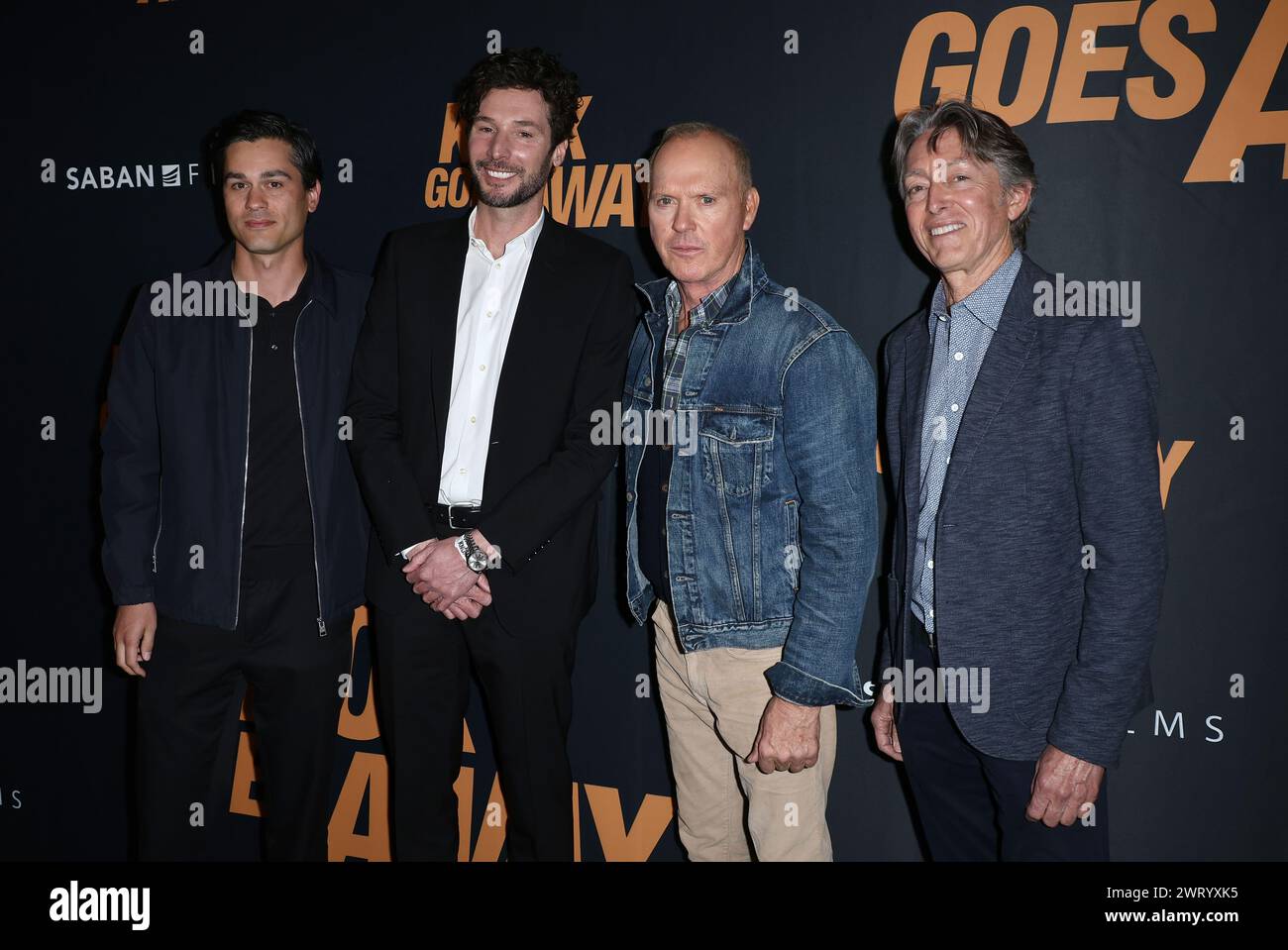 Los Angeles, USA. 14th Mar, 2024. Ness Saban, Jonathan Saban, Michael ...