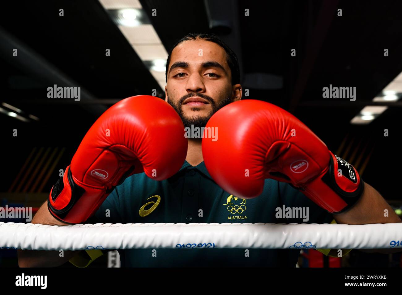 Canberra, Australia. 15th Mar, 2024. Australian boxer Yusuf Chothia ...