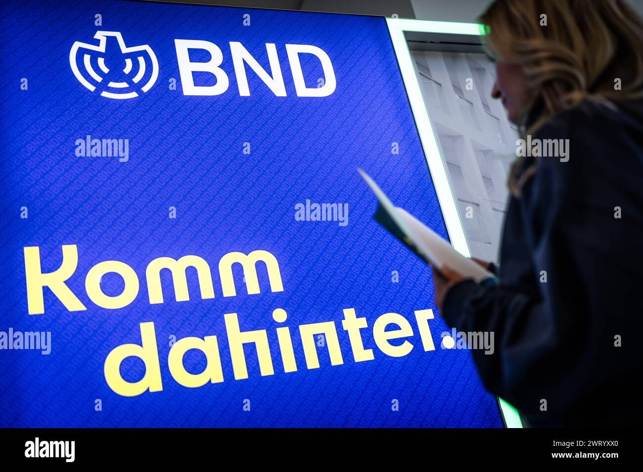 Berlin, Germany. 12th Mar, 2024. The new logo of the Federal ...