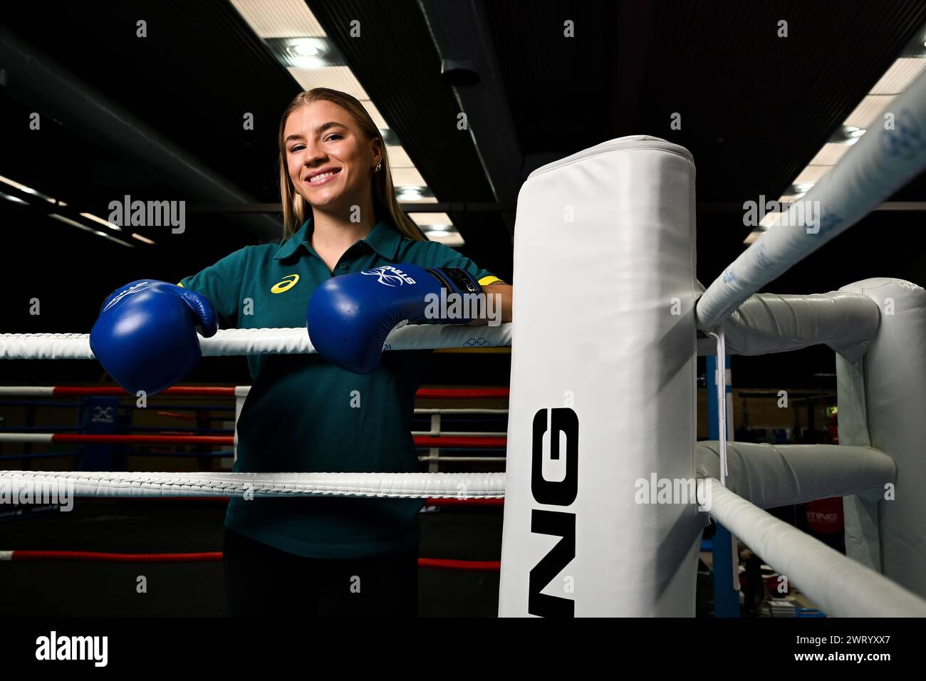 Canberra, Australia. 15th Mar, 2024. Australian boxer Marissa ...