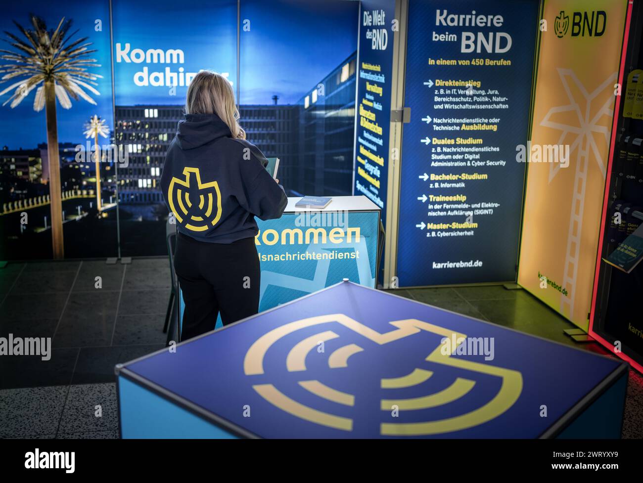 Berlin, Germany. 12th Mar, 2024. The new logo of the Federal ...