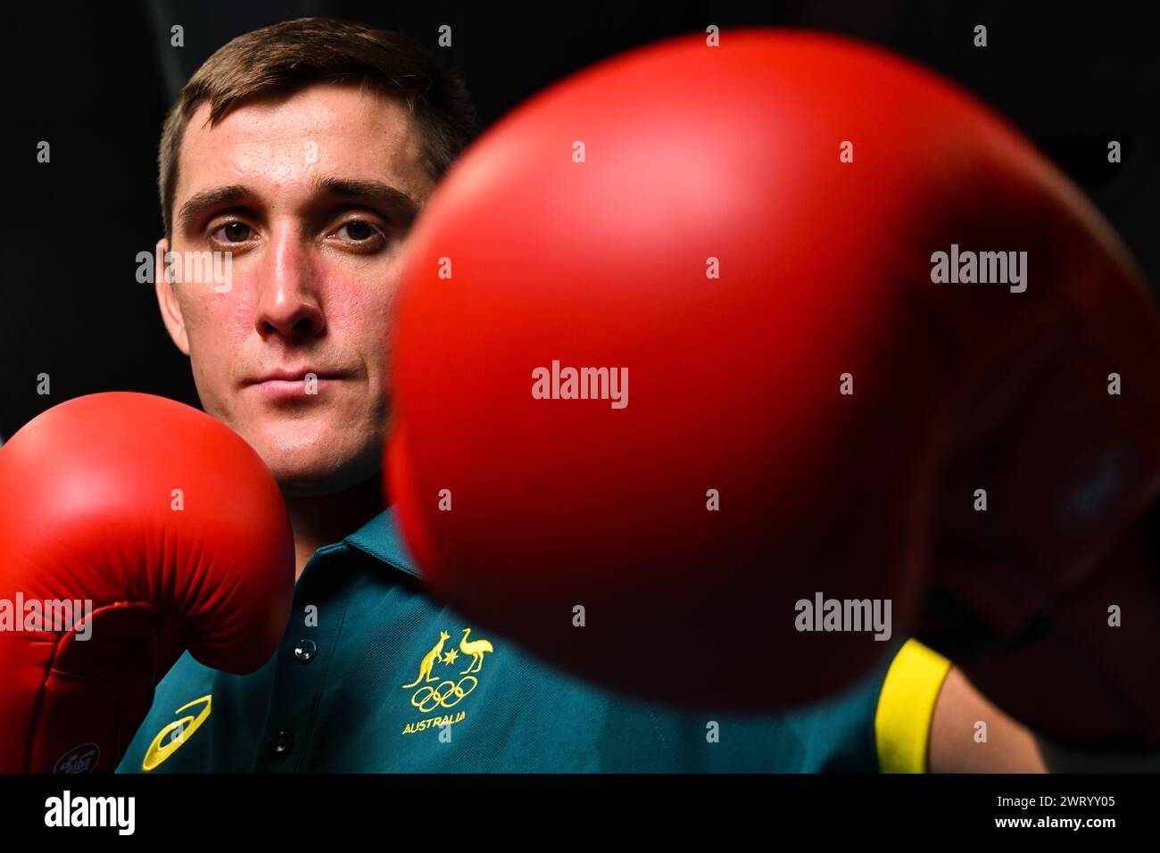 Canberra, Australia. 15th Mar, 2024. Australian boxer Shannan Davey ...