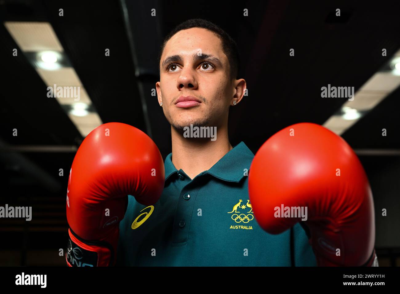 Canberra, Australia. 15th Mar, 2024. Australian boxer Charlie Senior ...