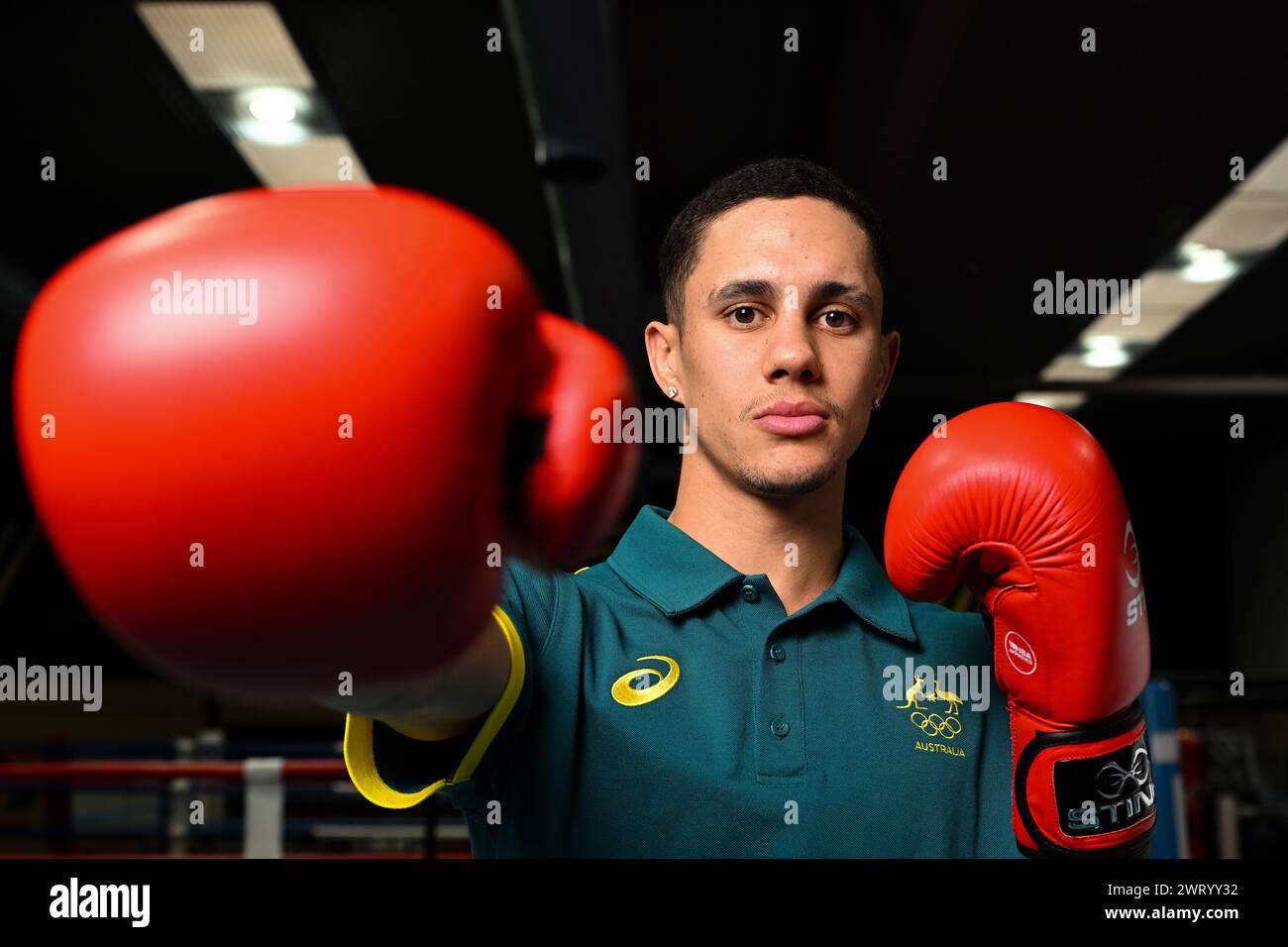Canberra, Australia. 15th Mar, 2024. Australian boxer Charlie Senior ...