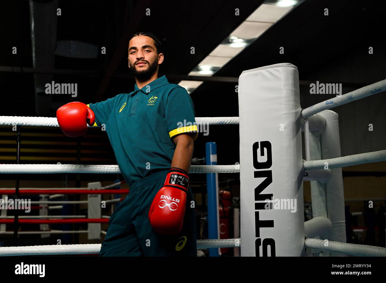 Canberra, Australia. 15th Mar, 2024. Australian boxer Yusuf Chothia ...