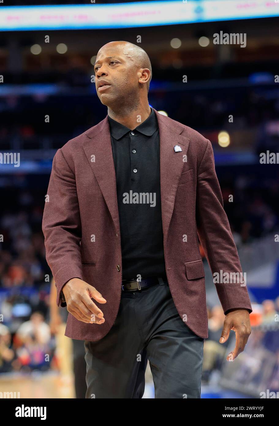 March 14, 2024: Boston College Eagles Head Coach Earl Grant during an ...