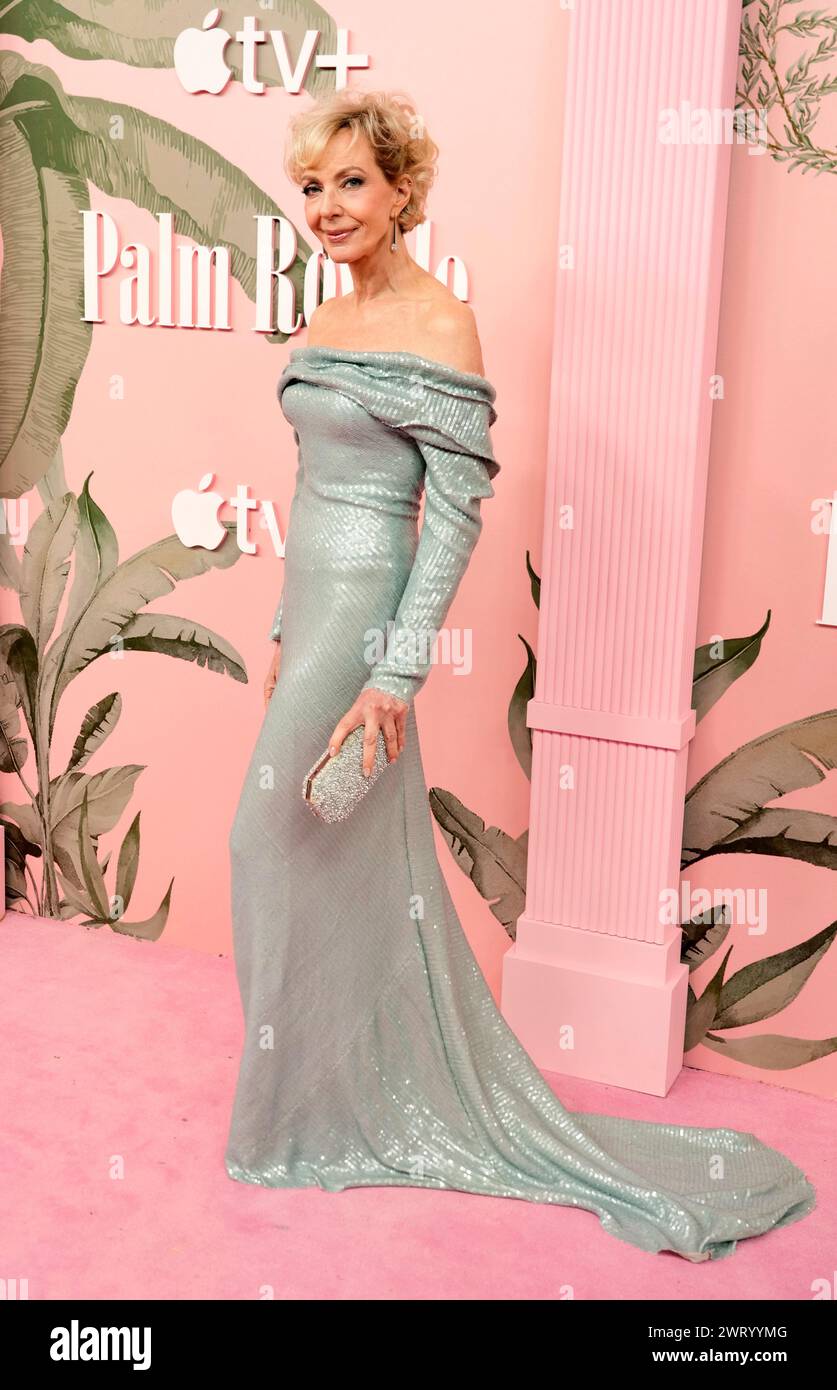 Allison Janney, a cast member in "Palm Royale," poses at the premiere ...