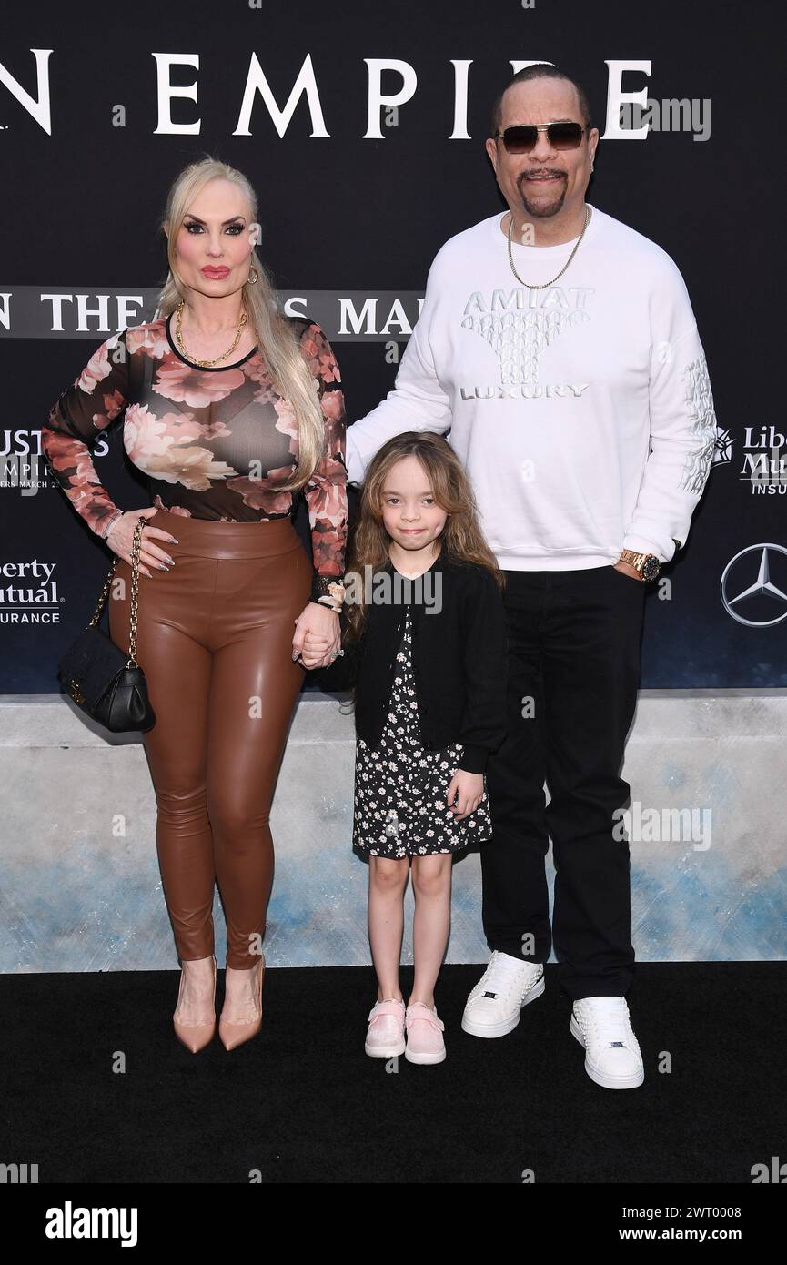New York, USA. 14th Mar, 2024. (L-R) Coco Austin, Chanel Nicole and Ice ...