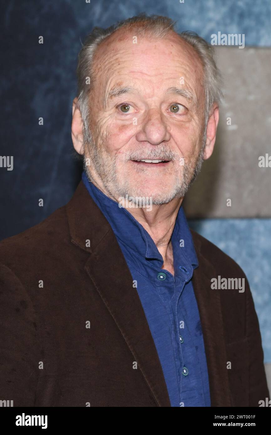 New York, USA. 14th Mar, 2024. Bill Murray attends the premiere of ...